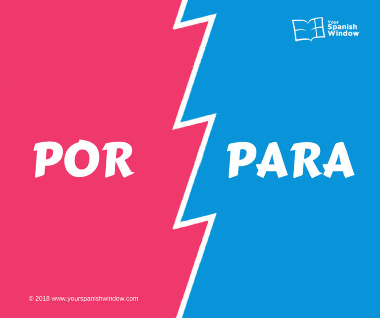 ¿Sabes cuándo usar las preposiciones POR y PARA? ¿Sabes cuándo usar las preposiciones POR y PARA?